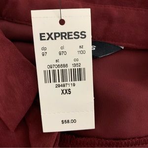 Express | Tops | Nwt 58 Express Pleated Shoulder Buttondown Long Tunic ...
